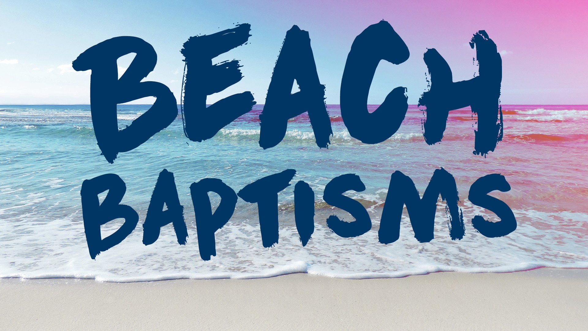 Beach Baptism @ St. George Island - Fellowship at Midway Church